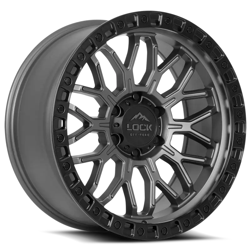 COMBAT MATTE GREY - Off-Road Wheels | Bold Mesh, Reinforced