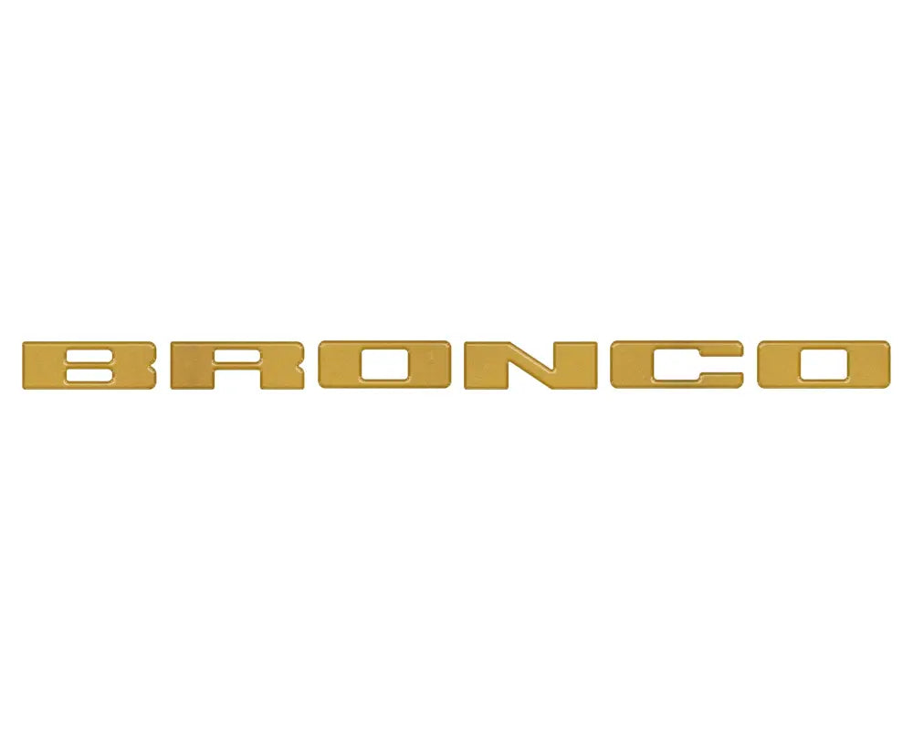 Vehicle Customization Accessories Ford Bronco Sport Grille Letter ...