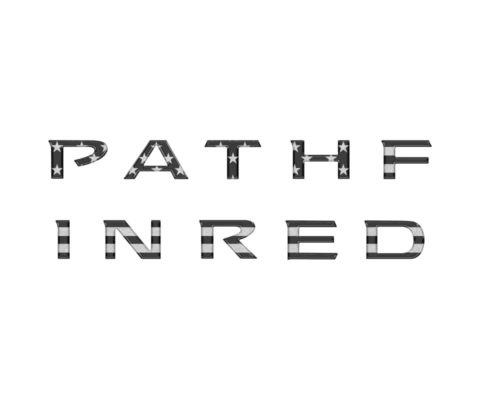 Rear Hatch Letter Overlays Fits 2022-2025 Nissan