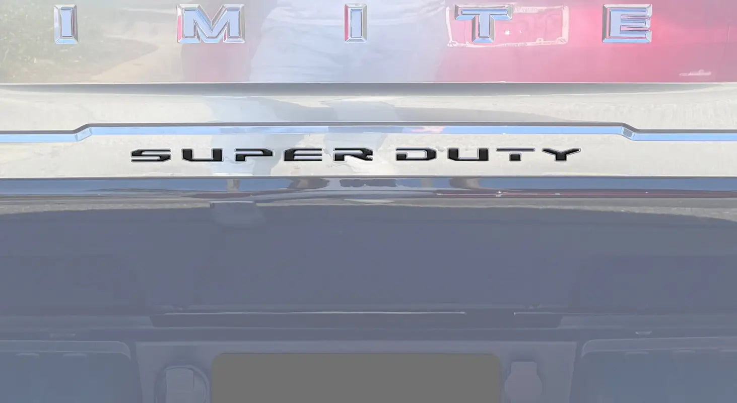 Tailgate Letter Overlays Fits 2023-2024 Ford King