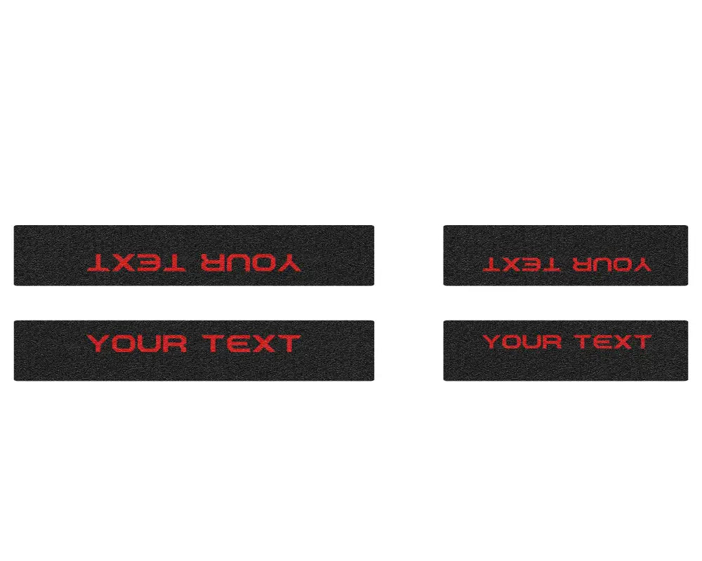 Textured Door Sill Overlays Fits 2022-2026 Hyundai